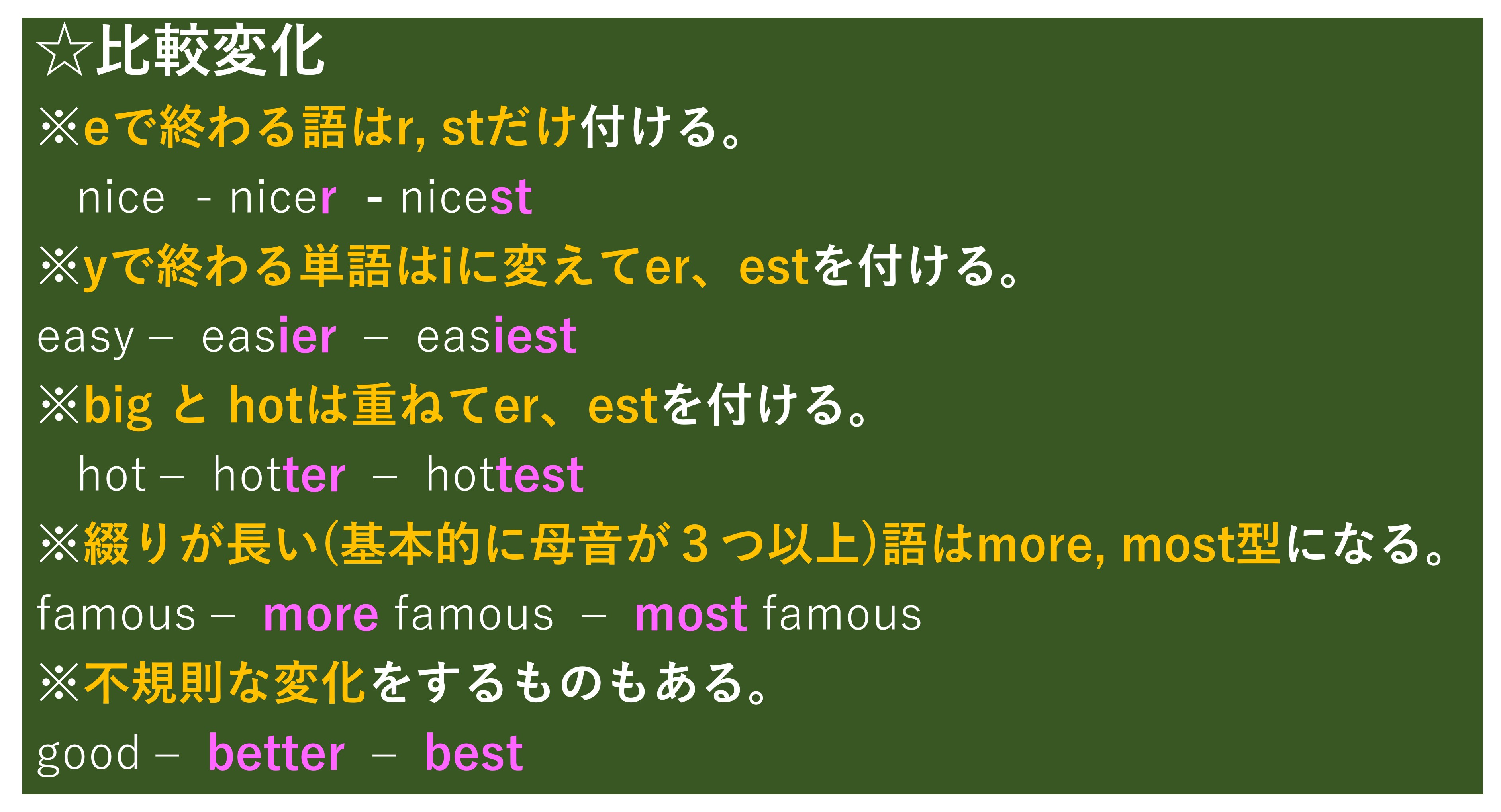 英語比較級最上級問題 | 中学英語 比較 問題プリント – NFERC